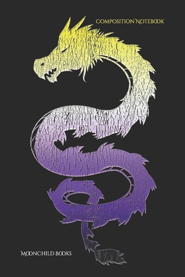 Composition Notebook: Nonbinary Japanese Dragon NB Enby Pride Flag ...